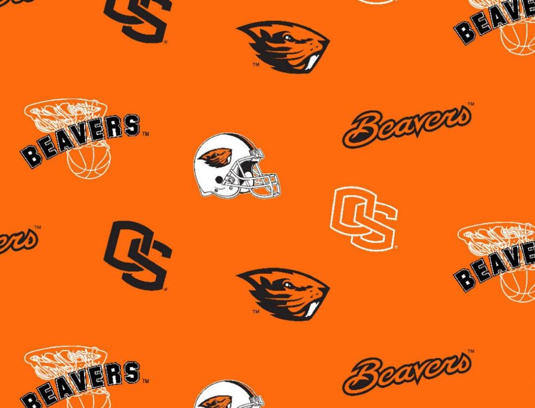 Oregon State University Licensed FLEECE Fabric. - Etsy