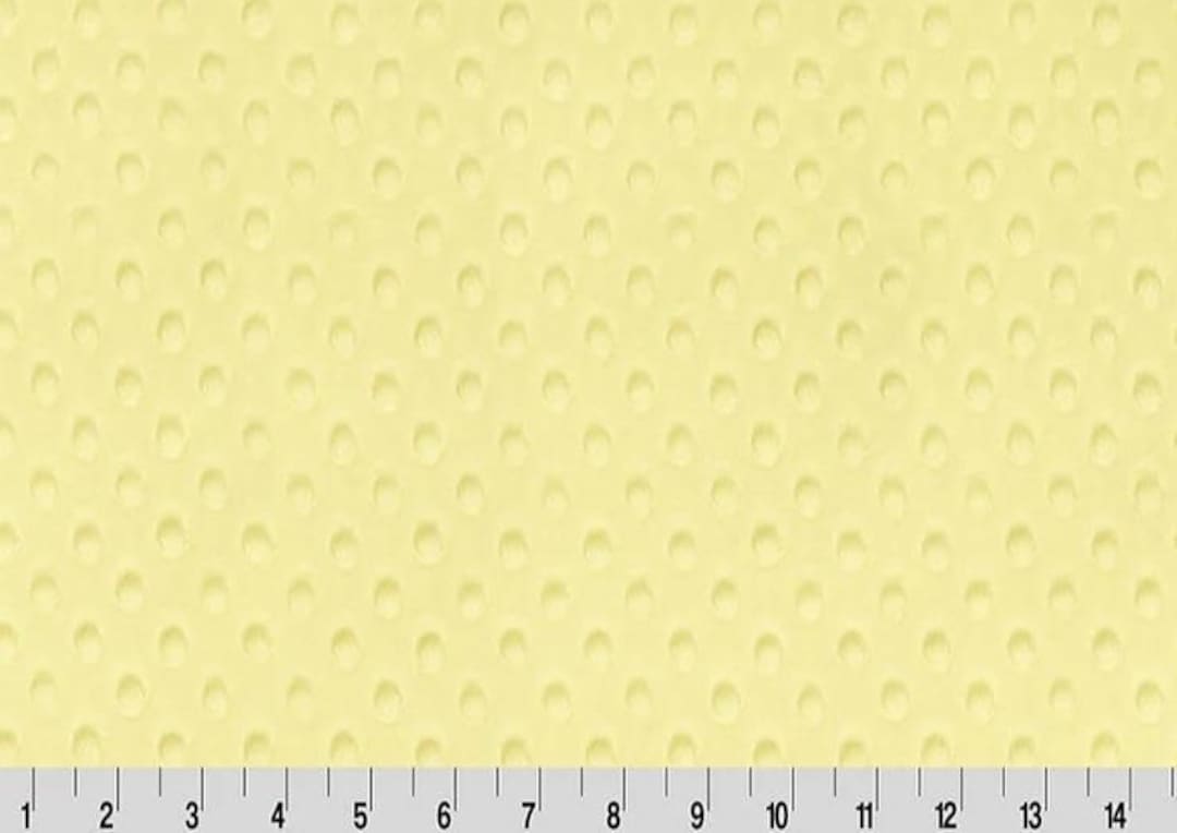 Shannon Fabrics Cuddle Dimple Dot Yellow Minky 100% Polyester - Etsy