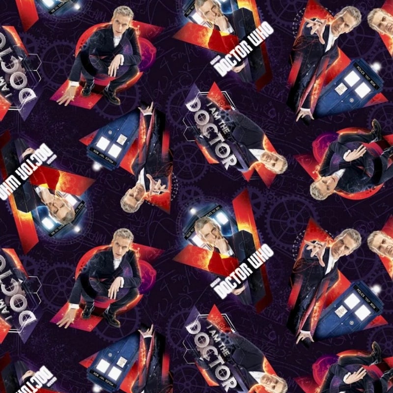 Doctor Who Fabric - Etsy