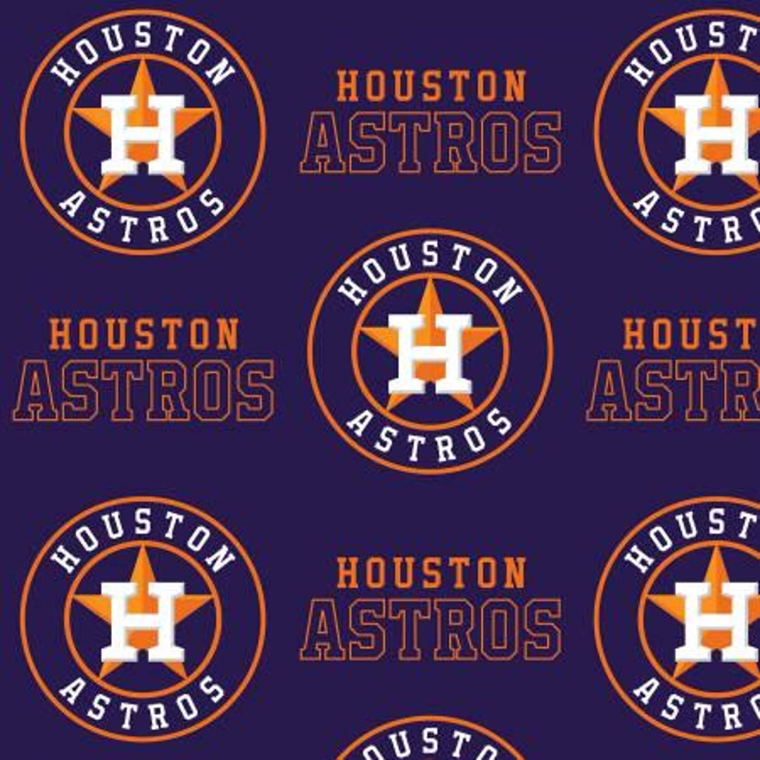 Houston Astros MLB Licensed FLEECE Fabric Fabric Traditions Brand ...