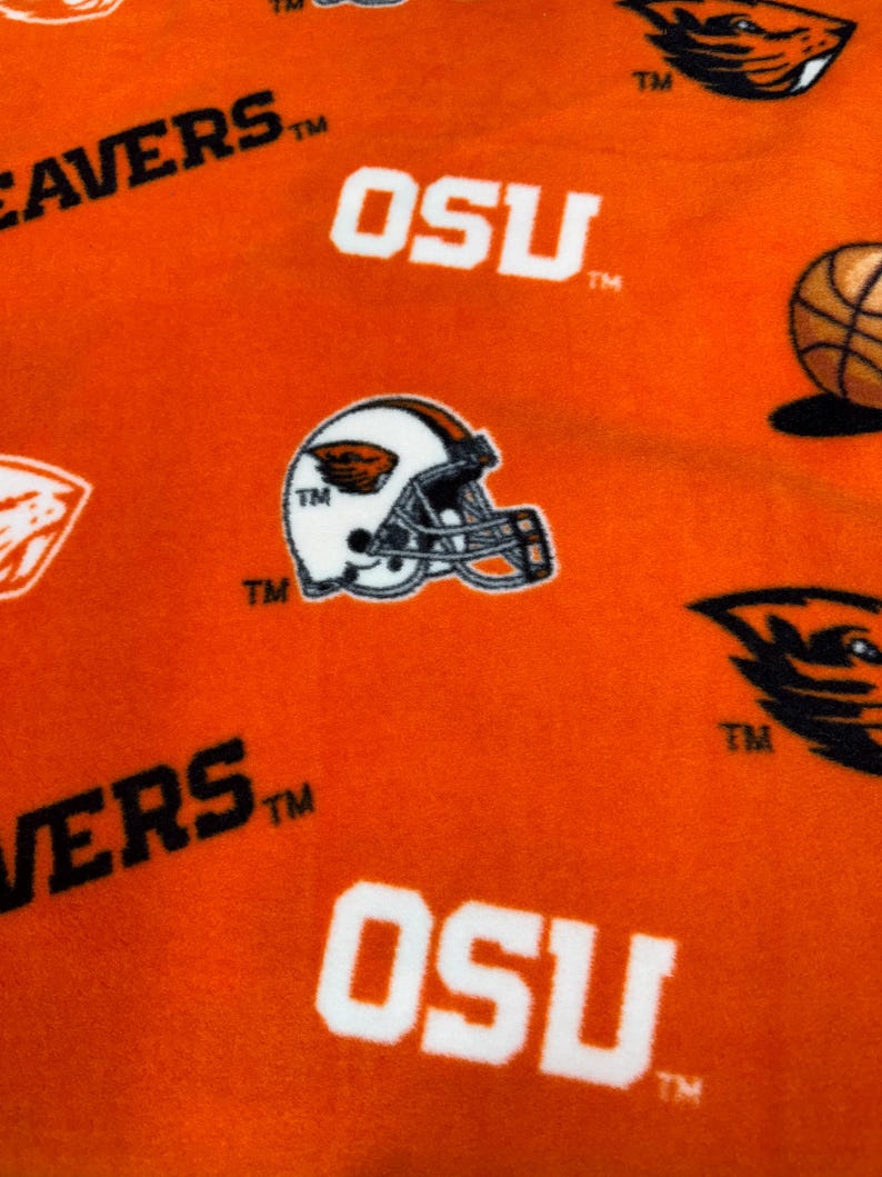 Oregon State University Licensed FLEECE Fabric. Officially Licensed - Etsy