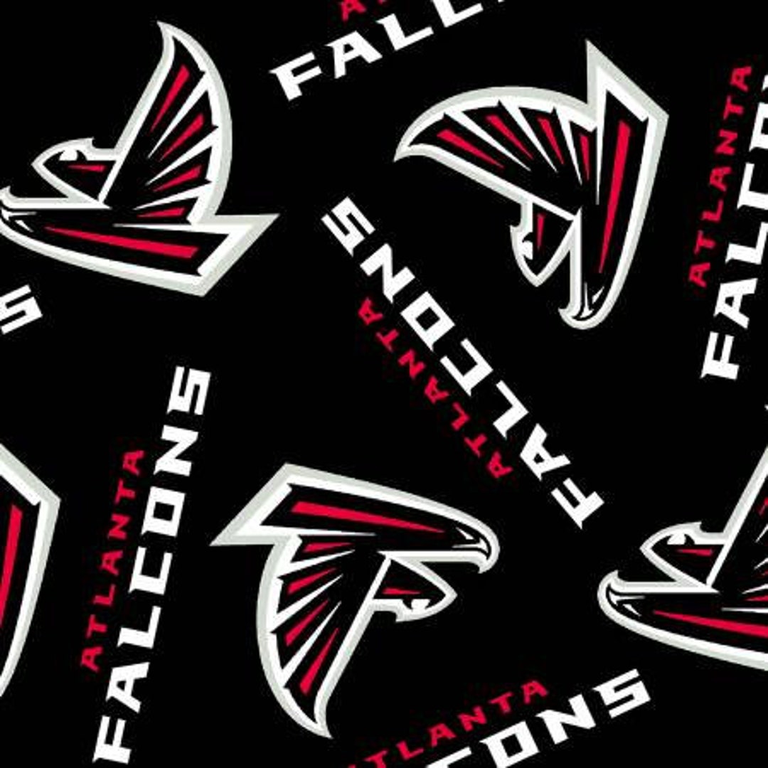 Atlanta Falcons NFL Licensed FLEECE Fabric. See Description for Actual ...