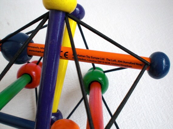 Manhattan Skwish Classic Rattle Activity Toy Baby Developmental Toy Etsy UK