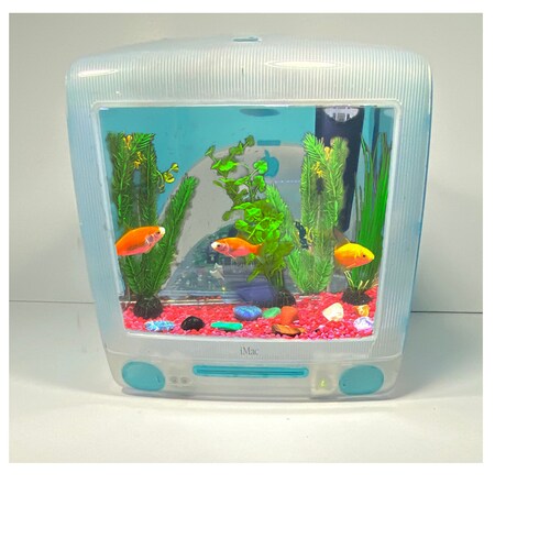 Macquarium Apple Imac Blue Aquarium Fish Tank - Etsy