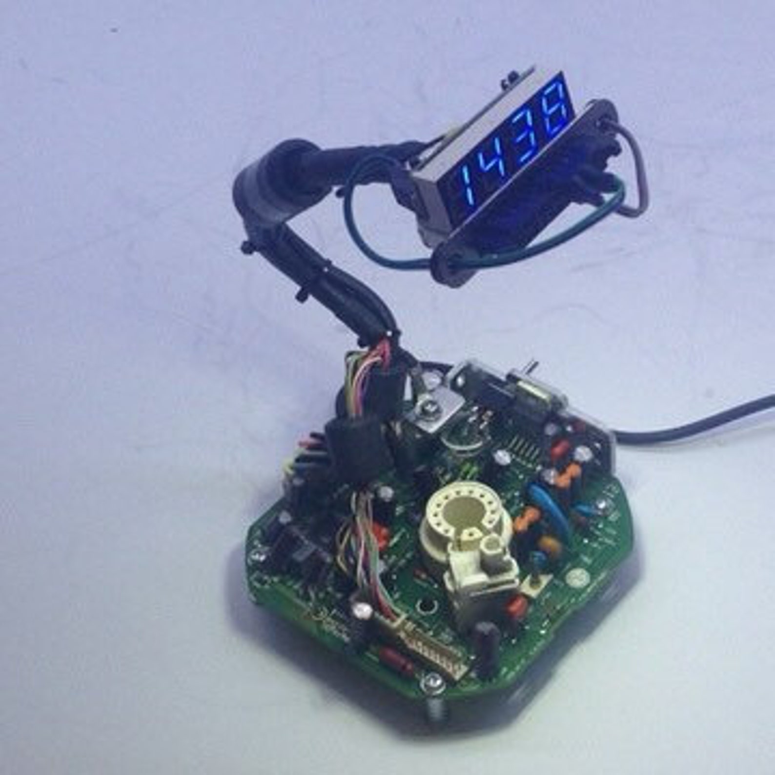 Apple Imac Gooseneck Clock Desk Lamp, Imac G3 Table Clock Lamp ...