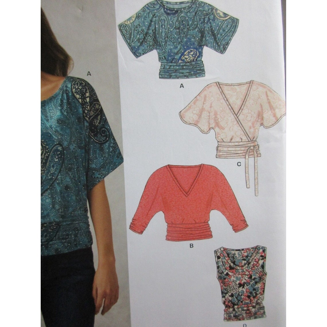 Simplicity Pattern 6648 Sizes 6 18 Easy New Look Misses Tops 4 ...