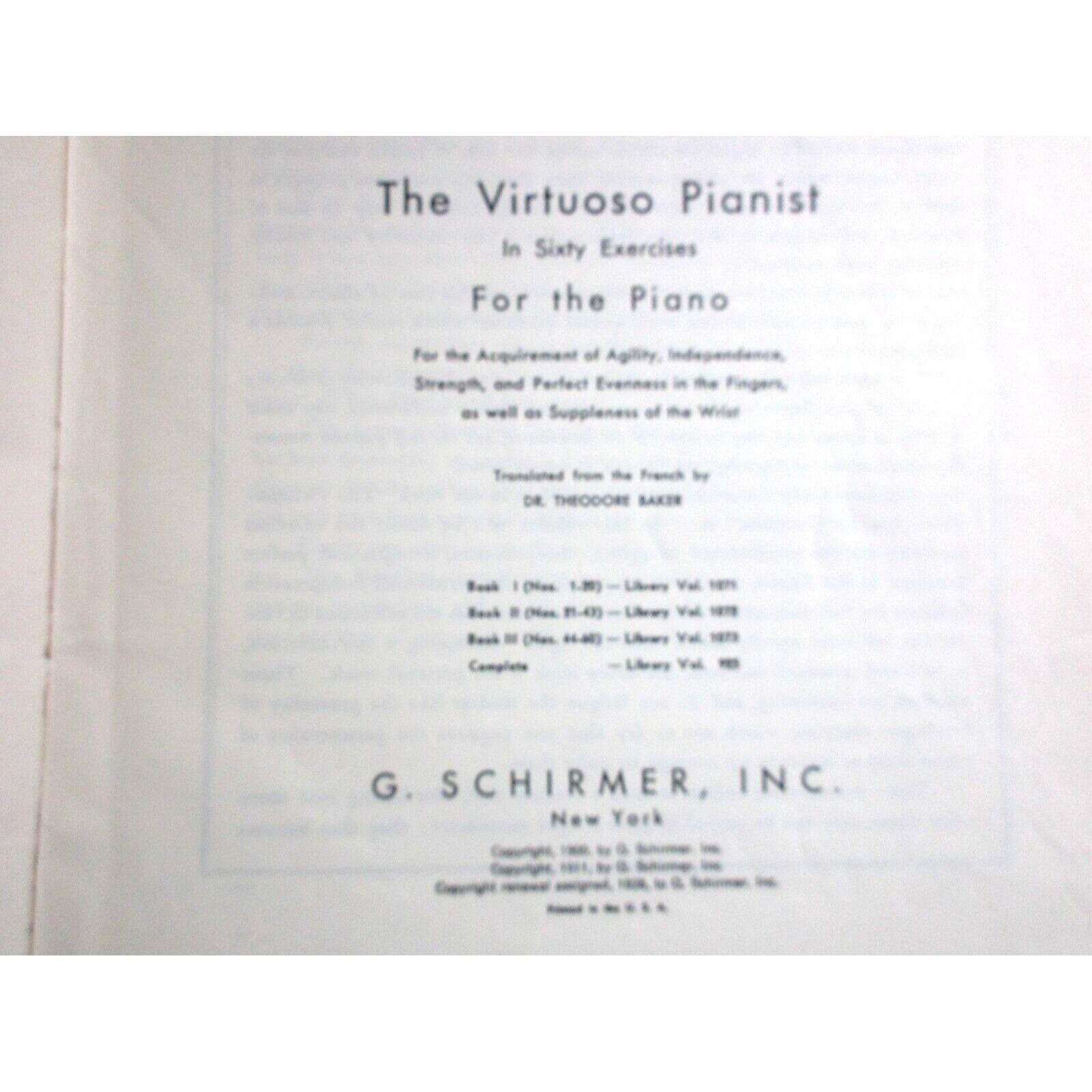 Piano Hanon the Virtuoso Pianist in Sixty Exercises for the Piano Vol. 925 - Etsy