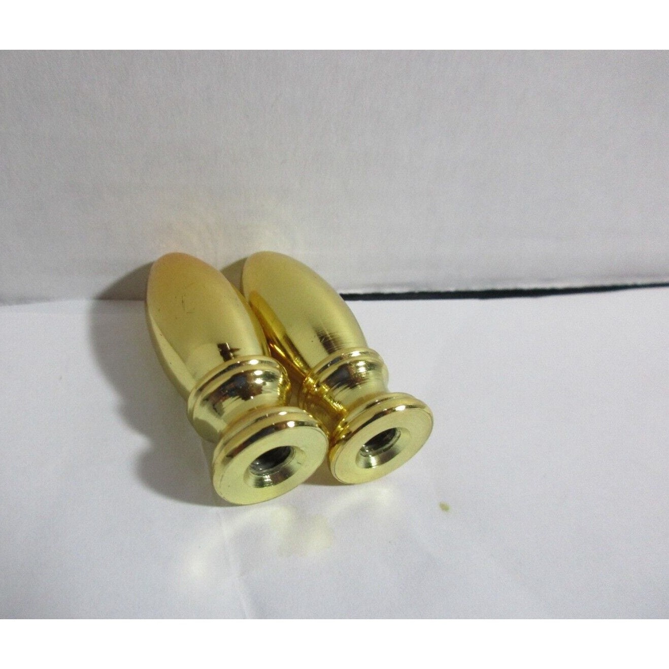 Lot of 2 Classic Gold Tone Solid Brass Finials for Lamps 2l X 1/2w - Etsy