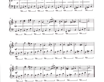 Greensleeves English Folk Song Piano Solo - Digital 16th Century Sheet Music - Key of A Minor - Etsy