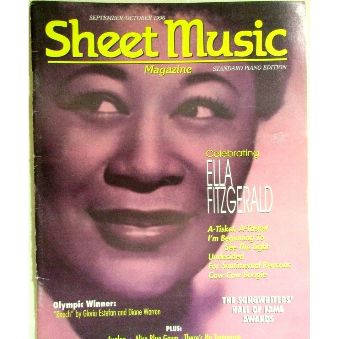 Sheet Music Magazine Sept/oct 1996 Piano/guitar/vocal 11 Arrangements ...