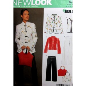 Simplicity New Look Pattern 6435 Sizes 10 22 Easy Misses Clothing & Bag ...