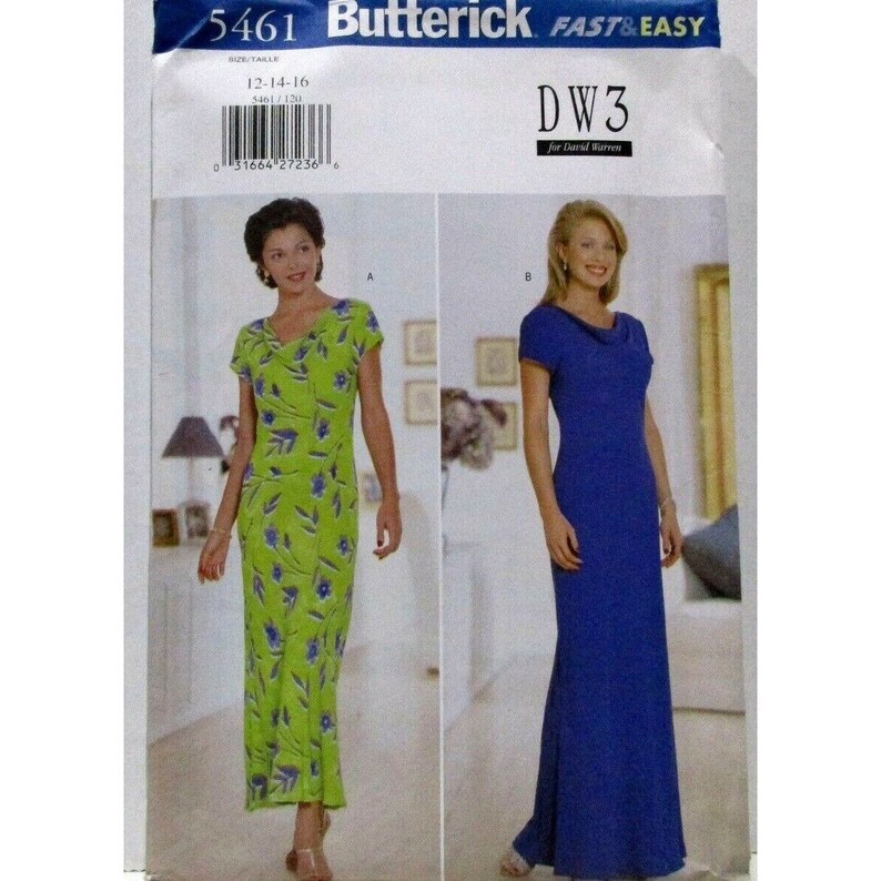 Butterick Sewing Pattern 5461 Sizes 12-16 Easy Misses Petite - Etsy
