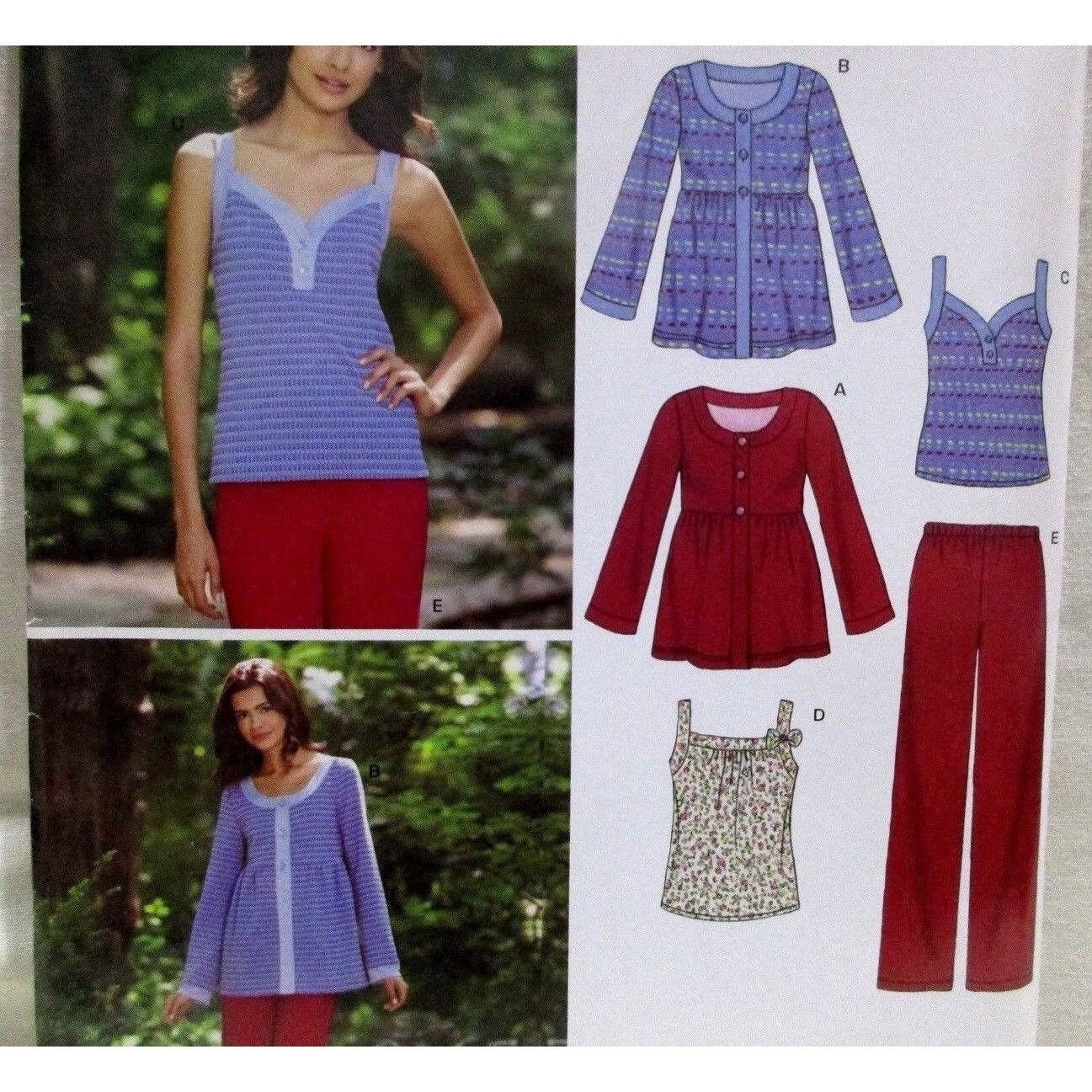 Simplicity Sewing Pattern 6763 Sizes 8-18 Easy New Look Misses Top ...