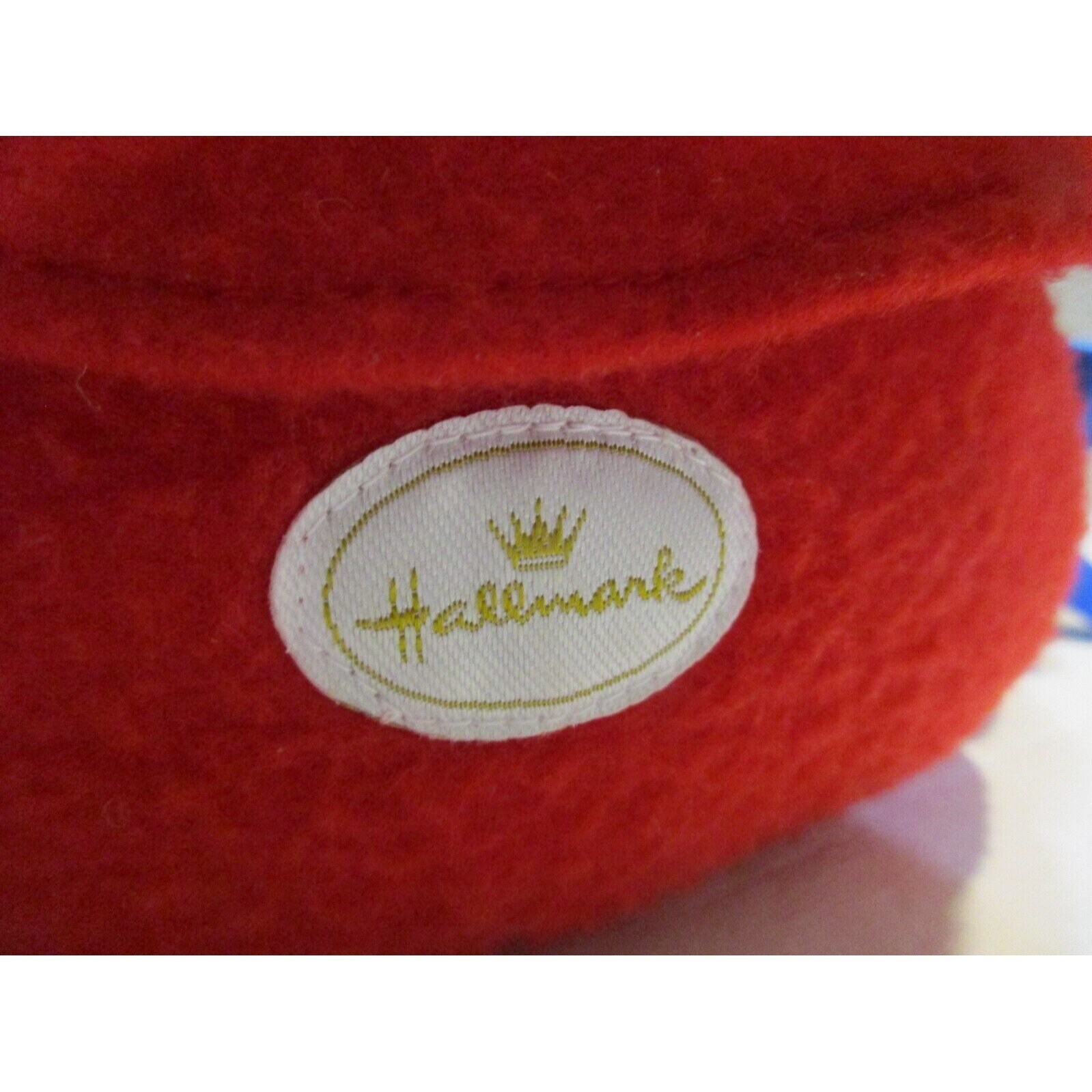 Hallmark Plush Bear Chris the Elf 25 Santa's Workshop 14tall Soft Teddy ...