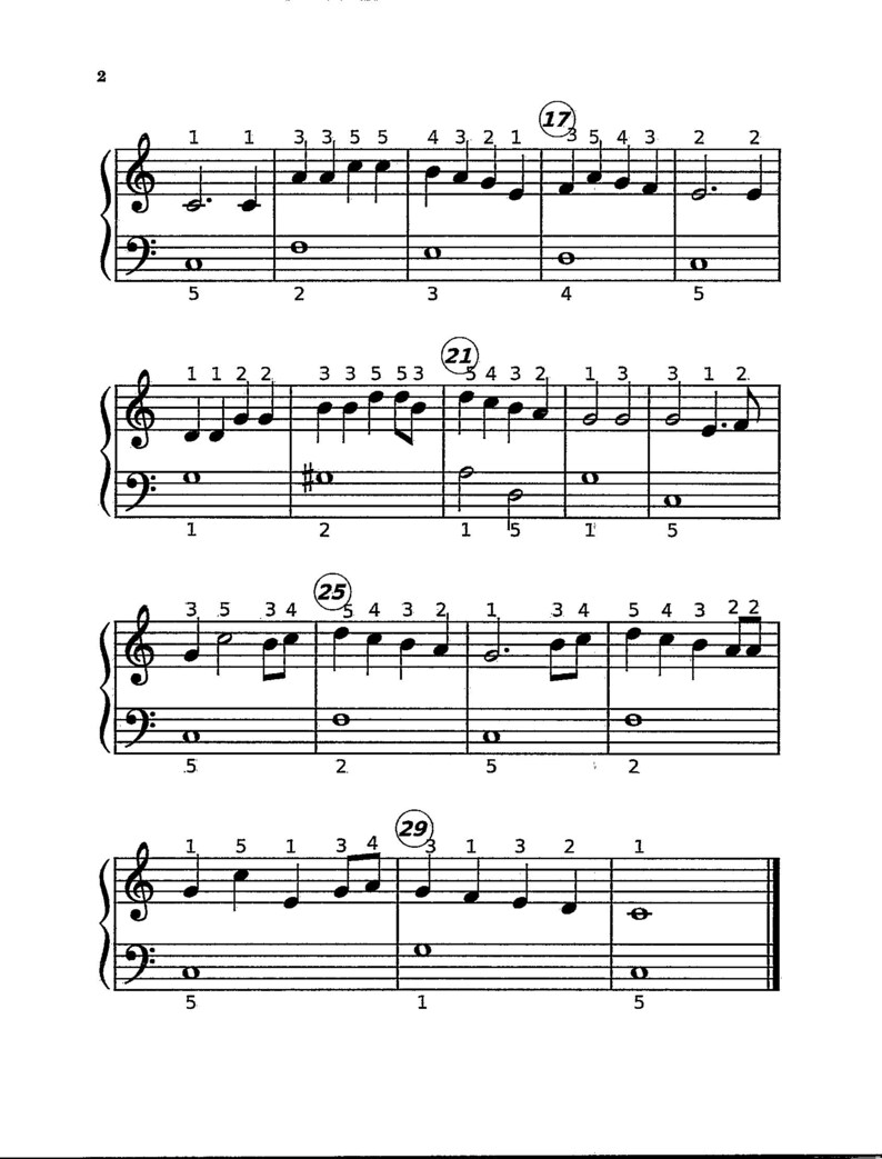 Frosty the Snowman - Beginners Piano Solo - Digital Sheet Music Key of ...
