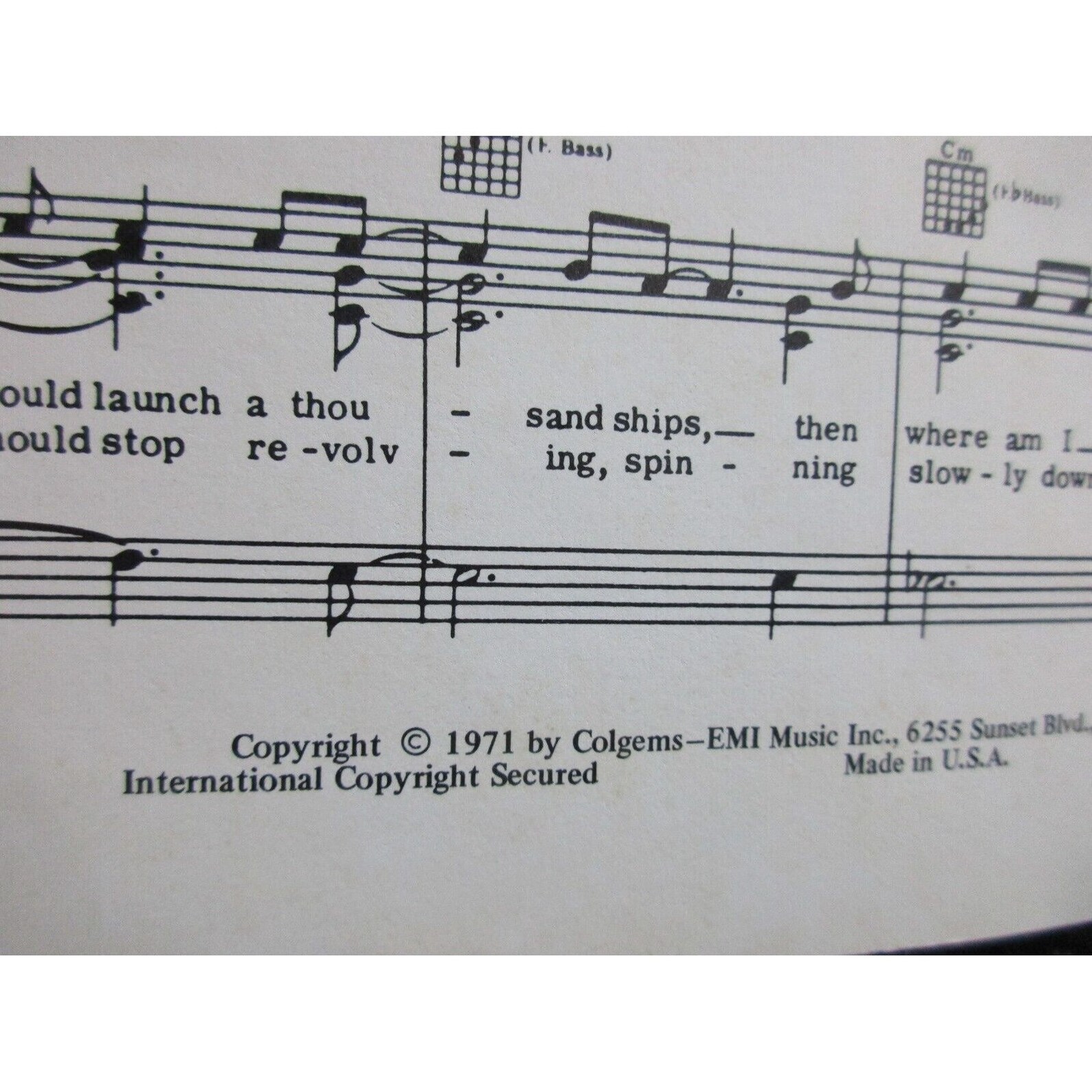 If - Sheet Music for Piano Voices Guitar Recorded by Bread 1971 - Key ...