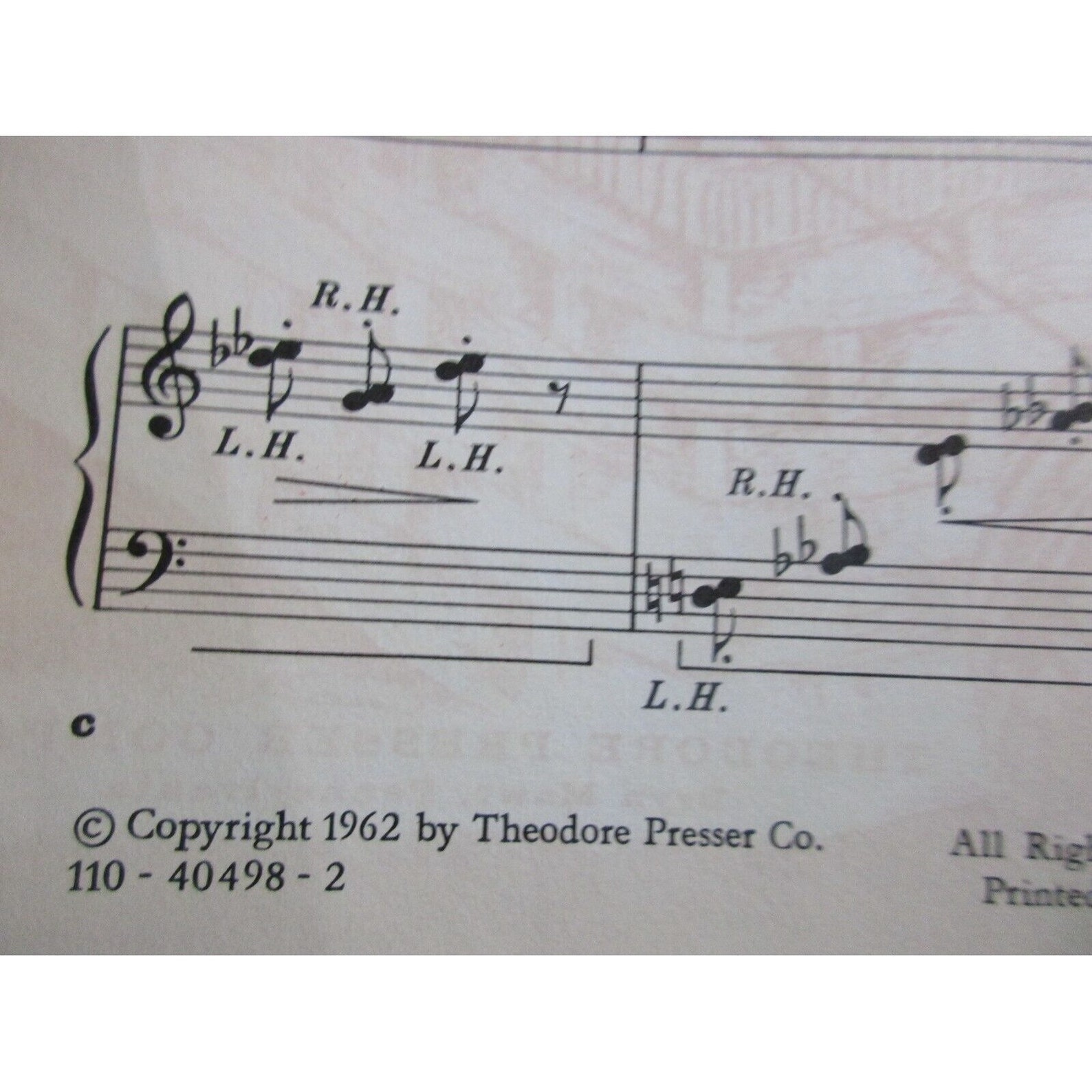 Little Mischief Piano Solo - Sheet Music 1961 Theodore Presser Co ...