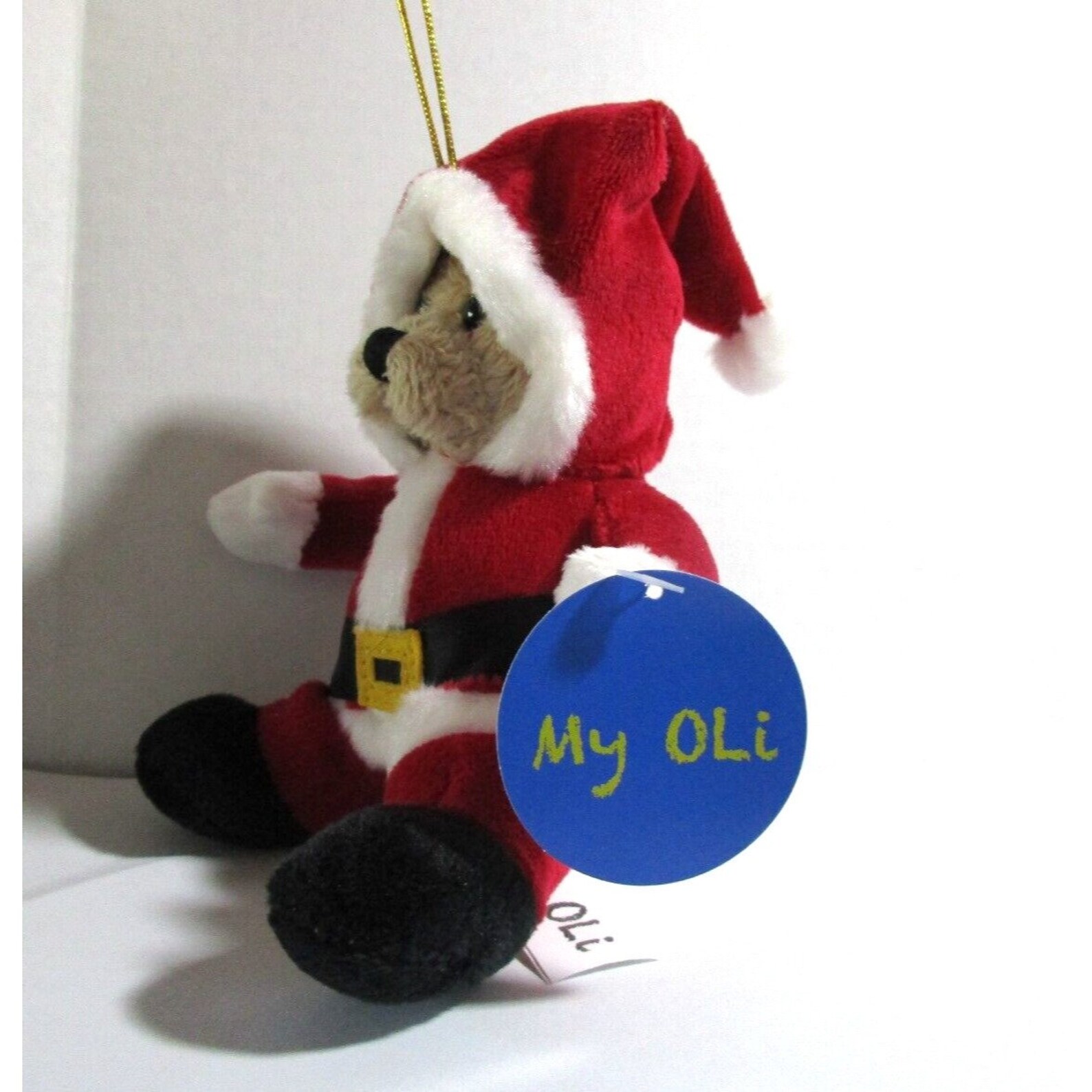 My Oli Bear in Santa Suit Plush 8" Soft Small Animal Christmas Holiday ...