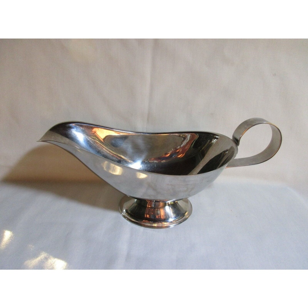 Stainless Steel Gravy or Condiment/sauce/dressing Bowl Boat 9l X 4w X ...