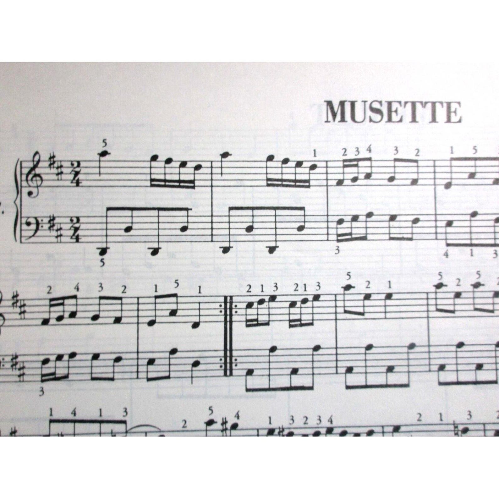 Piano - the First Bach Book - Fingerings by Alexander Lipsky -edwin ...