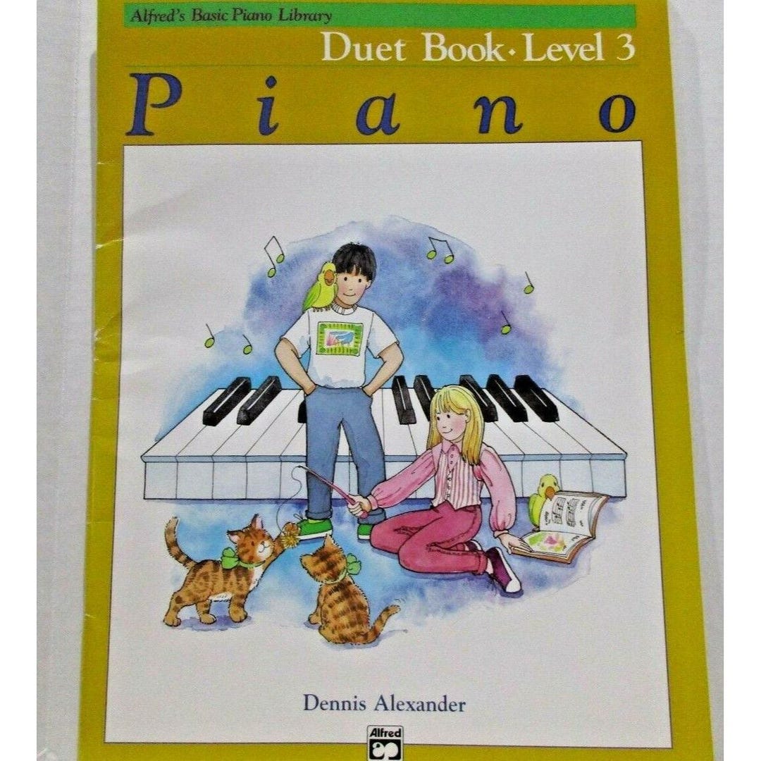 Piano Duet Book Level 3 Alfreds Piano Library Early Intermediate - Etsy