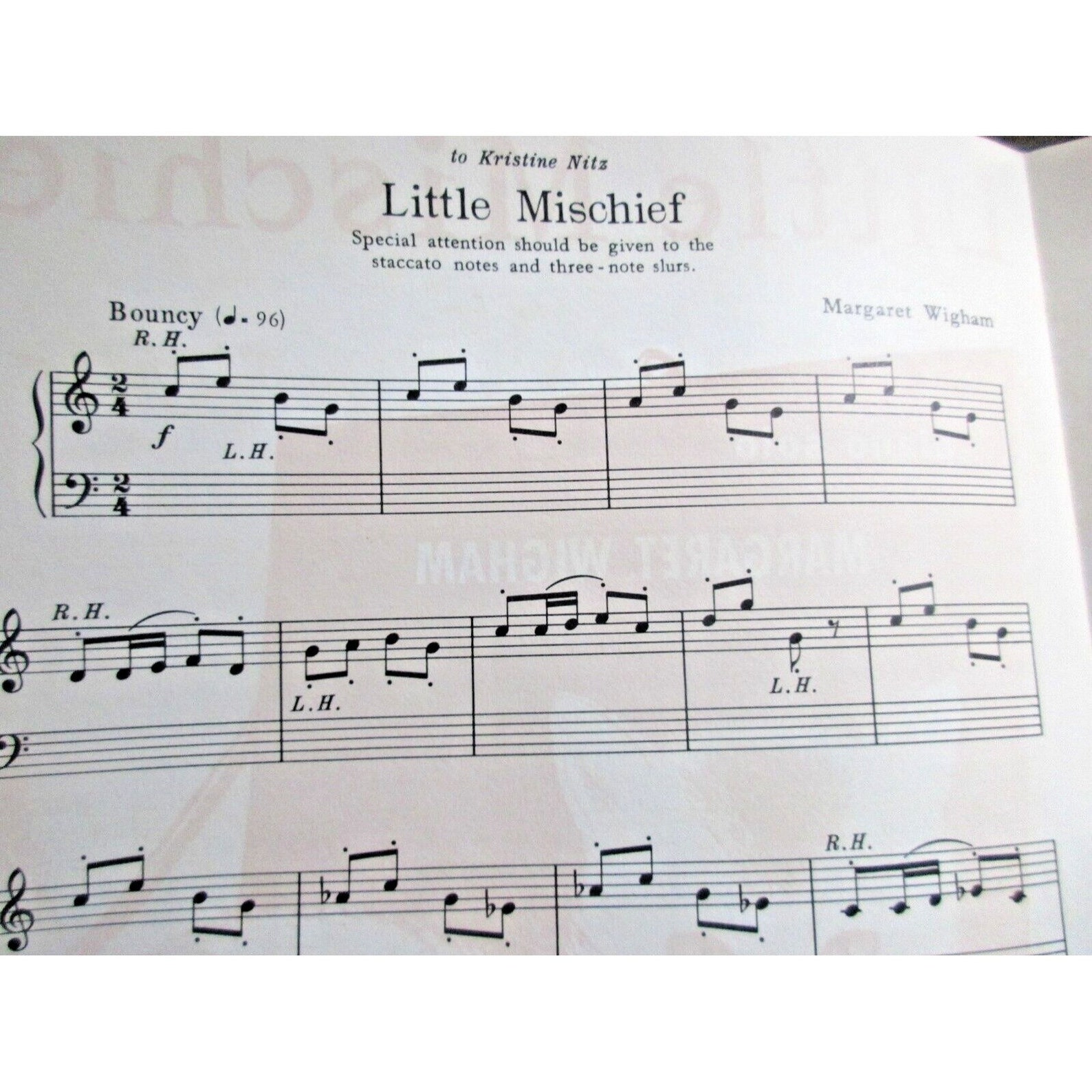 Little Mischief Piano Solo - Sheet Music 1961 Theodore Presser Co ...