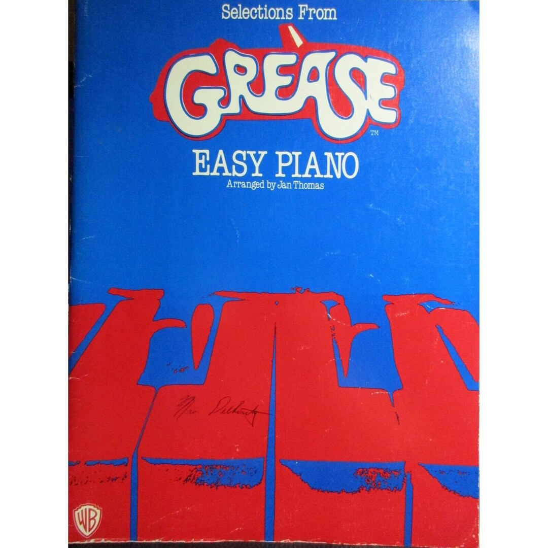 Piano - Selections From GREASE - Easy Piano Warner Bros. 1978 - 14 ...