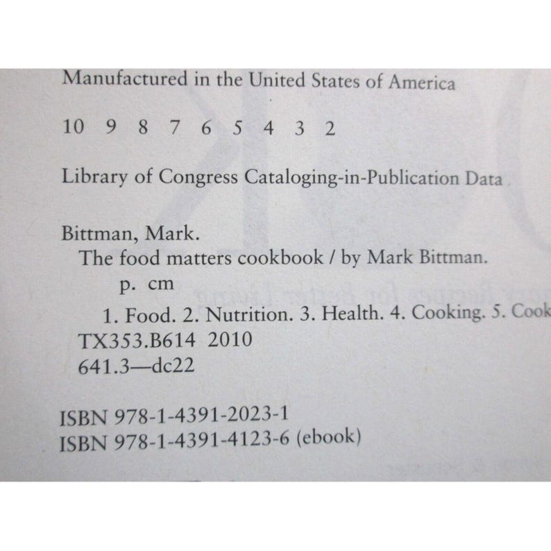 The Food Matters Cookbook by Mark Bittman - 500 Recipes Simon ...