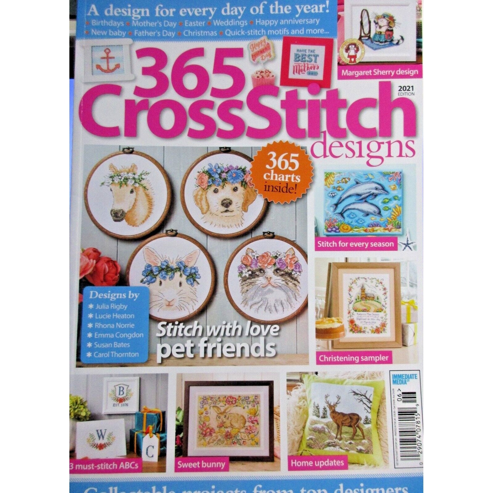 365 Cross Stitch Designs 2021 Edition Volume 9 Includes Charts - Etsy