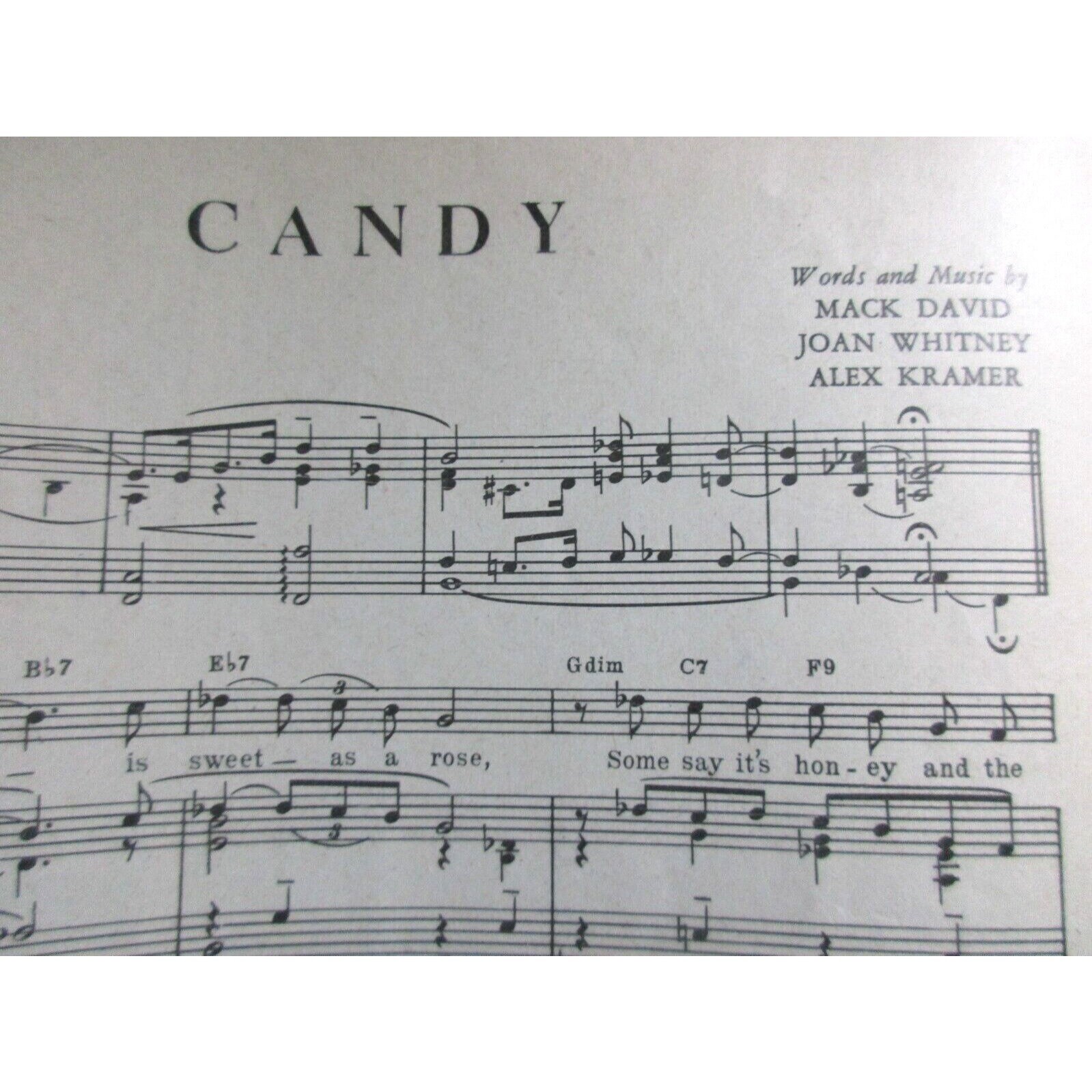 1944 Candy Sheet Music Charlie Spivak & Orchestra Key of B Flat Leo ...