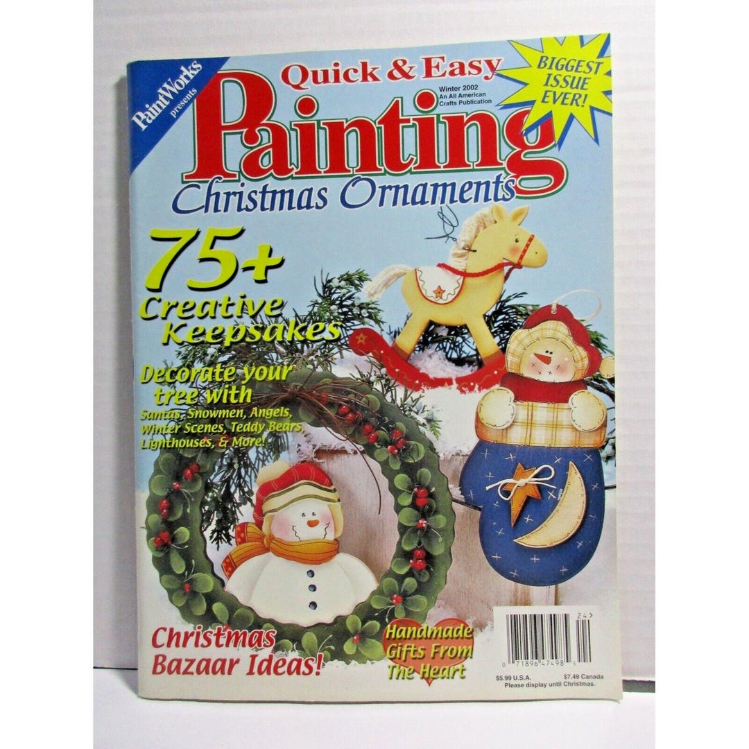 Quick and Easy Painting Paintworks Magazine Winter 2002 Christmas ...