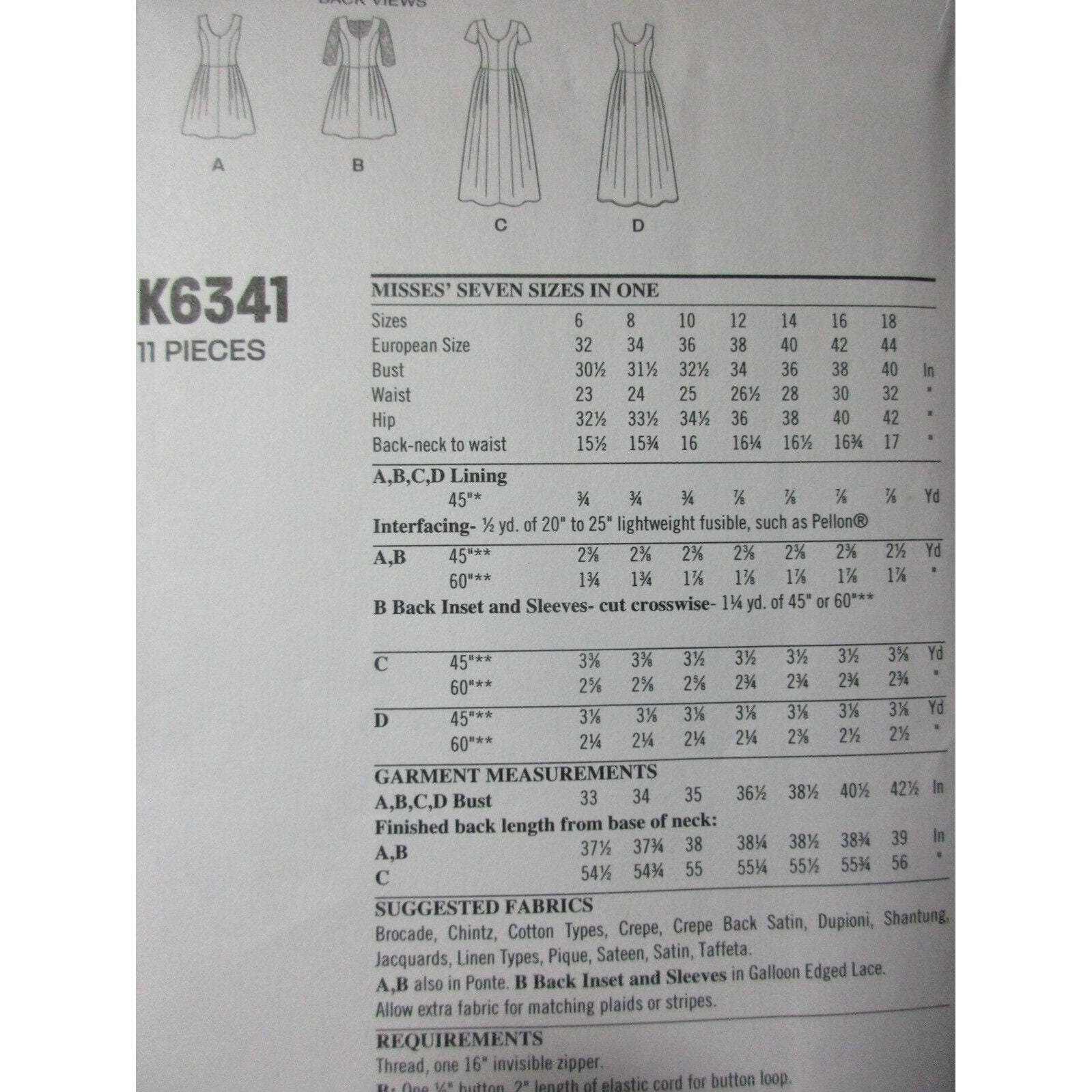 Simplicity New Look Pattern 6341 Sizes 6 18 Misses Summer Dress 4 ...