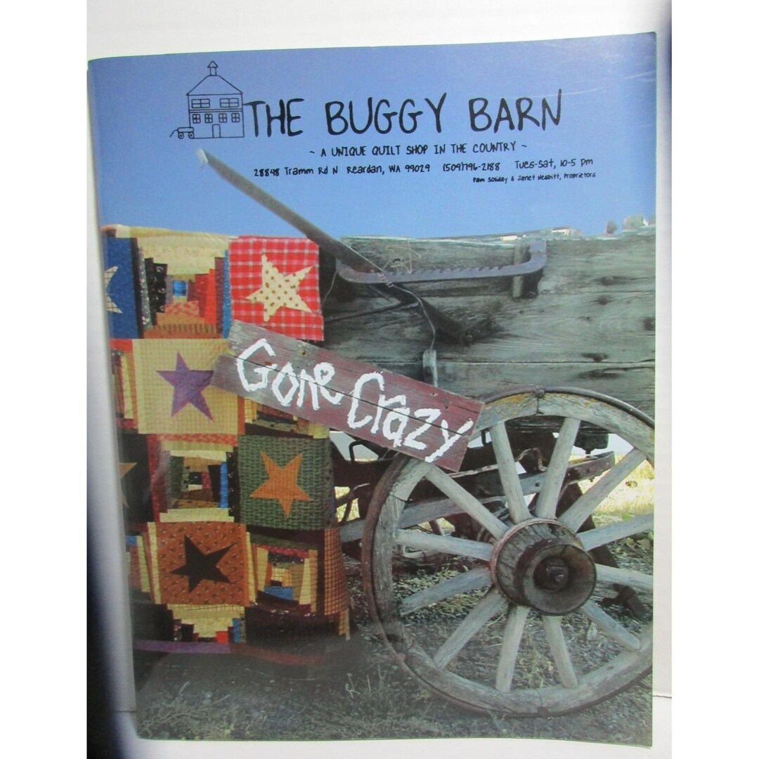 The Buggy Barn Gone Crazy Quilt Pattern Book 2002 Buggy Barn Inc. - Etsy