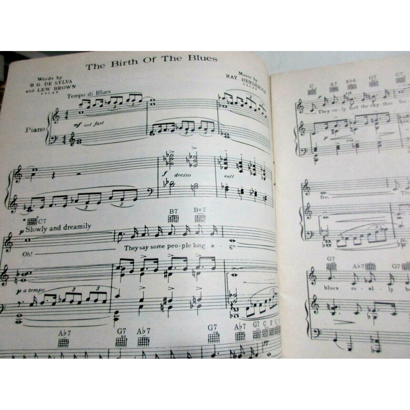 Sheet Music Magazine Vol 2 No 2 Feb 1978 VTG 12 Songs Blues Operetta TV ...