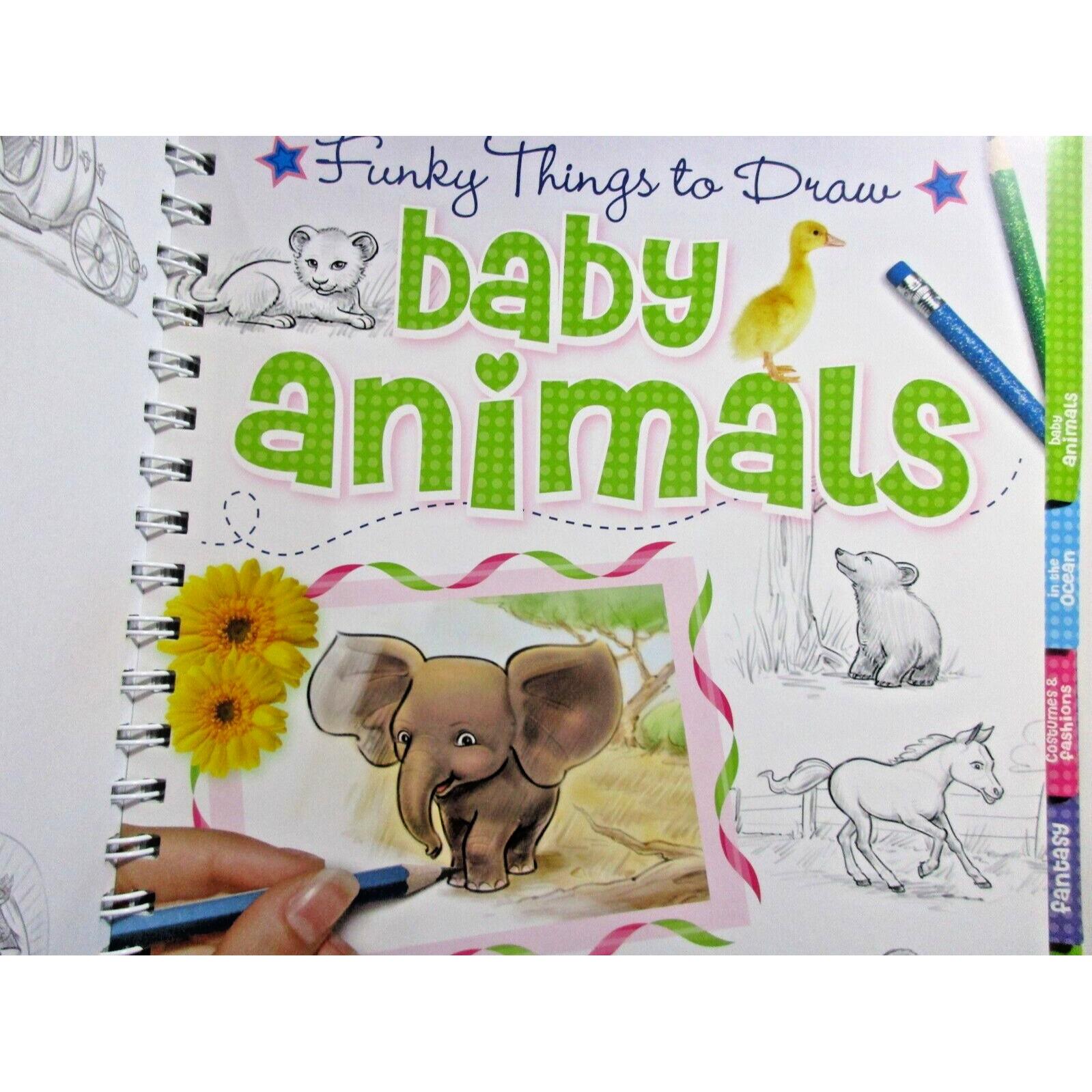 Funky Things to Draw: Over 80 Drawings to Master in 8 Sections Hinkler ...