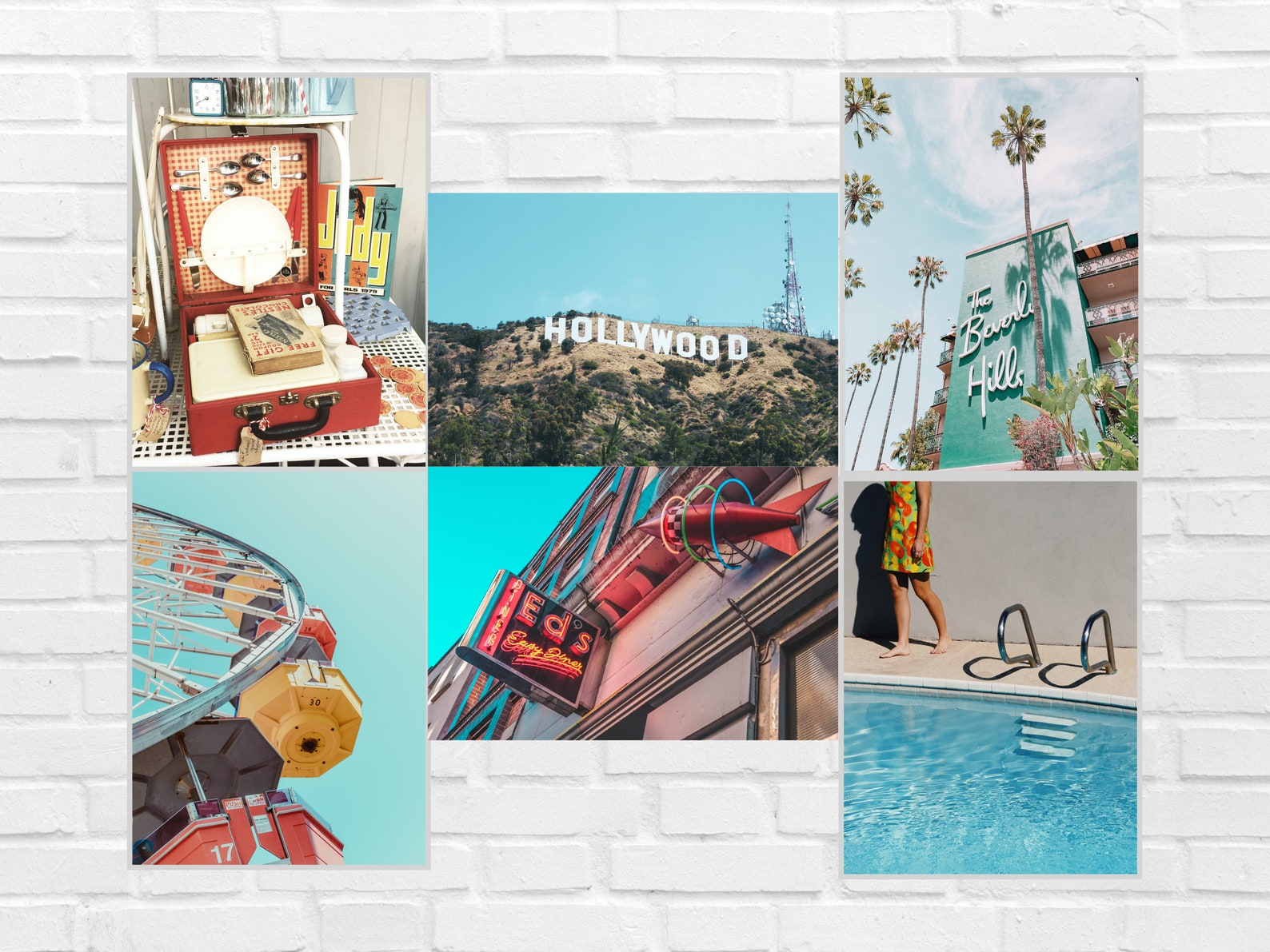 60s Decade Collage Kit pack of 40: Wall Art Room Decor - Etsy