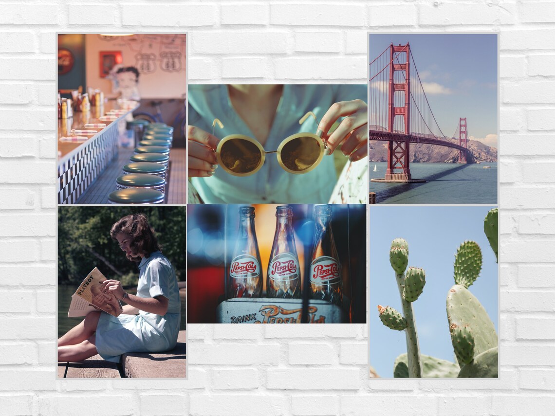 60s Decade Collage Kit pack of 40: Wall Art Room Decor - Etsy