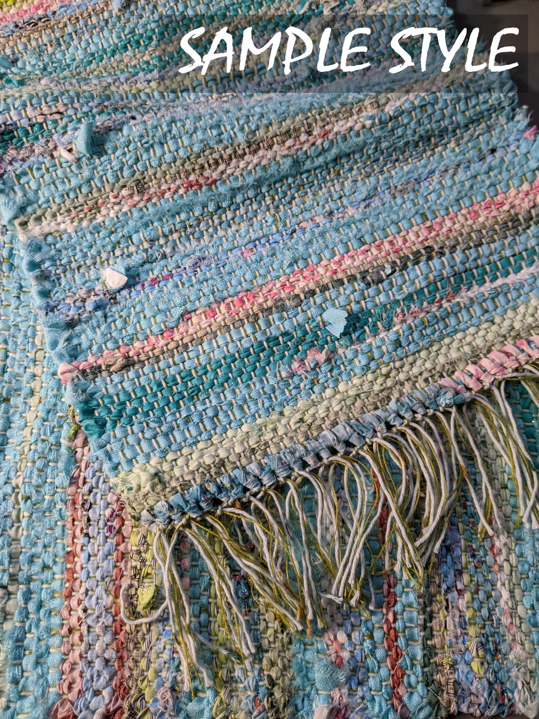 Placemats Made to Order Handwoven From Deconstructed Fabric Slightly ...