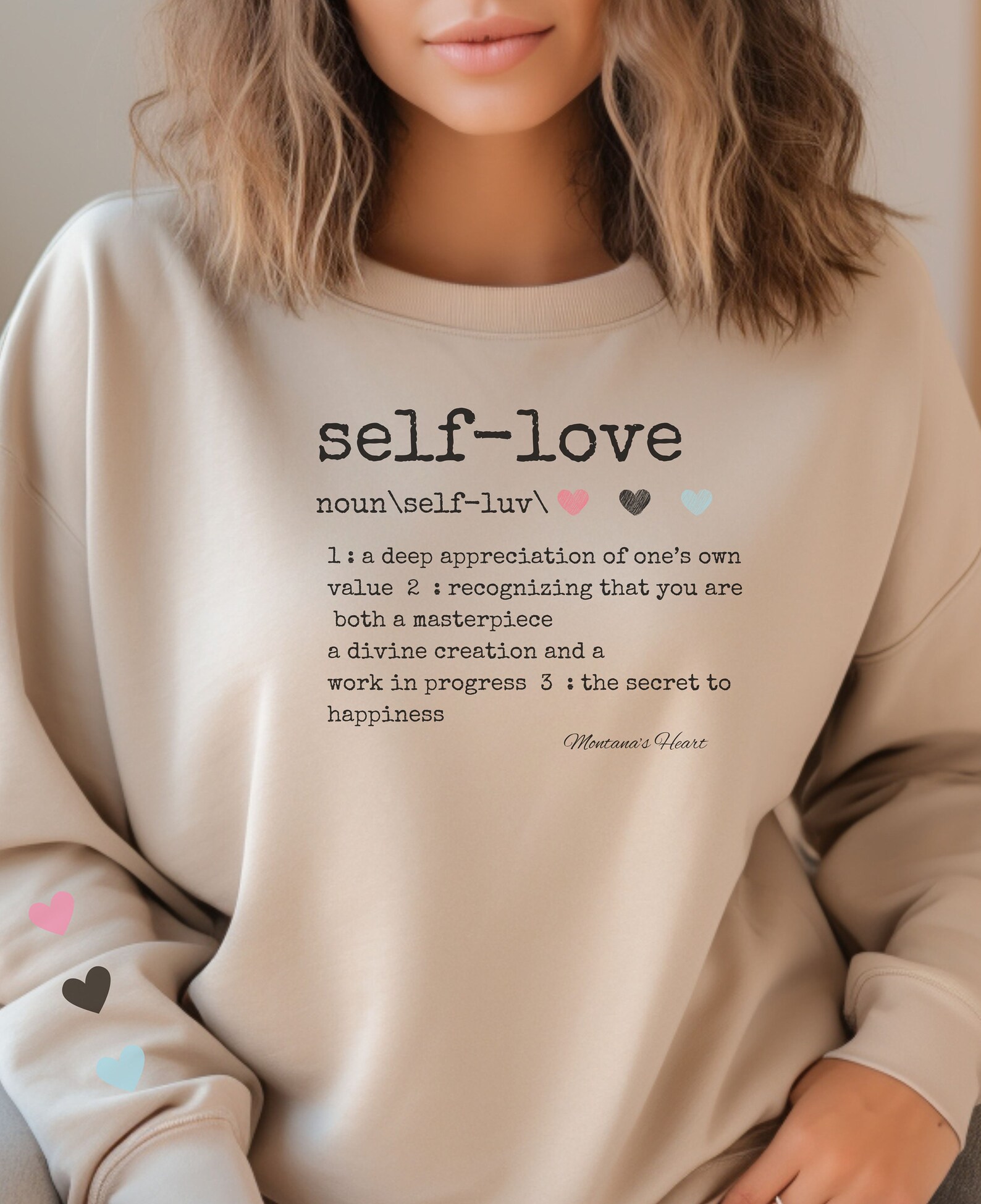 Self-love Definition Sweatshirt | Inspirational Women's Apparel - Etsy