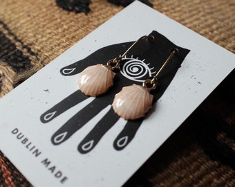 Shell Earrings - Etsy UK