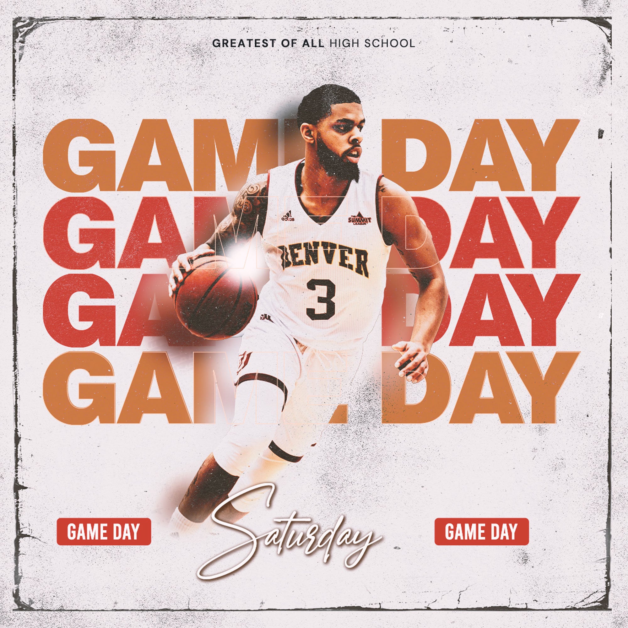Sports Poster, Editable Game Day Design, Game Night Football Template ...
