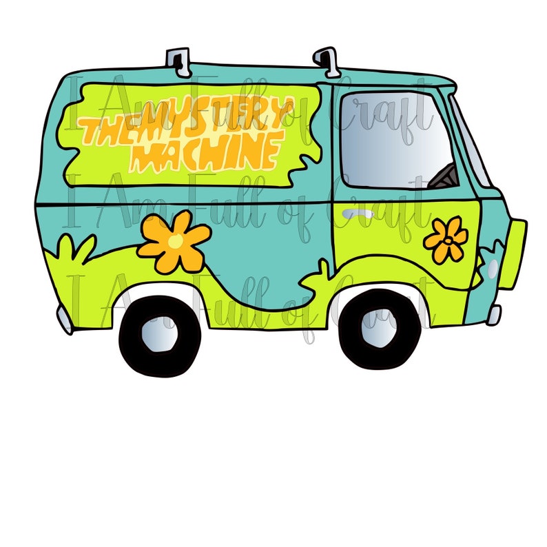 Scooby Doo Mystery Machine Fred Daphne Velma Shaggy Spooky Monster ...