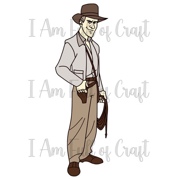 Indiana Jones Clip Art - Etsy