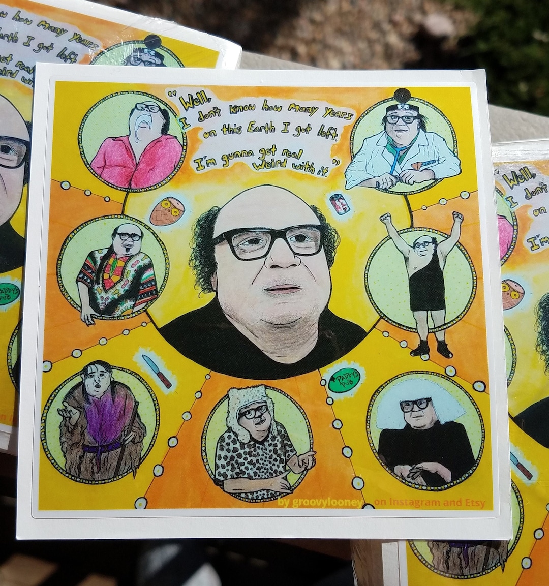 Always Sunny Frank Stickers - Danny Devito - Etsy