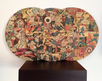 Comic book collage | Etsy