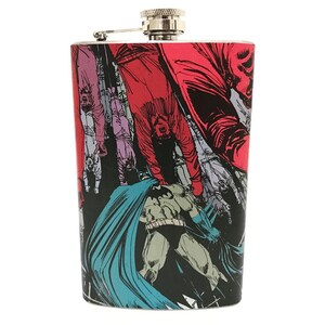 Superhero Flask - Comic Book Flask - Groomsmen Flask - Geek Flask ...