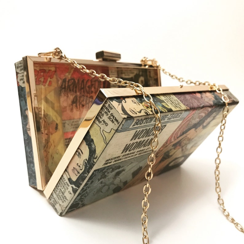 Superhero Clutch Comic Book Personalized Clutch Superhero | Etsy