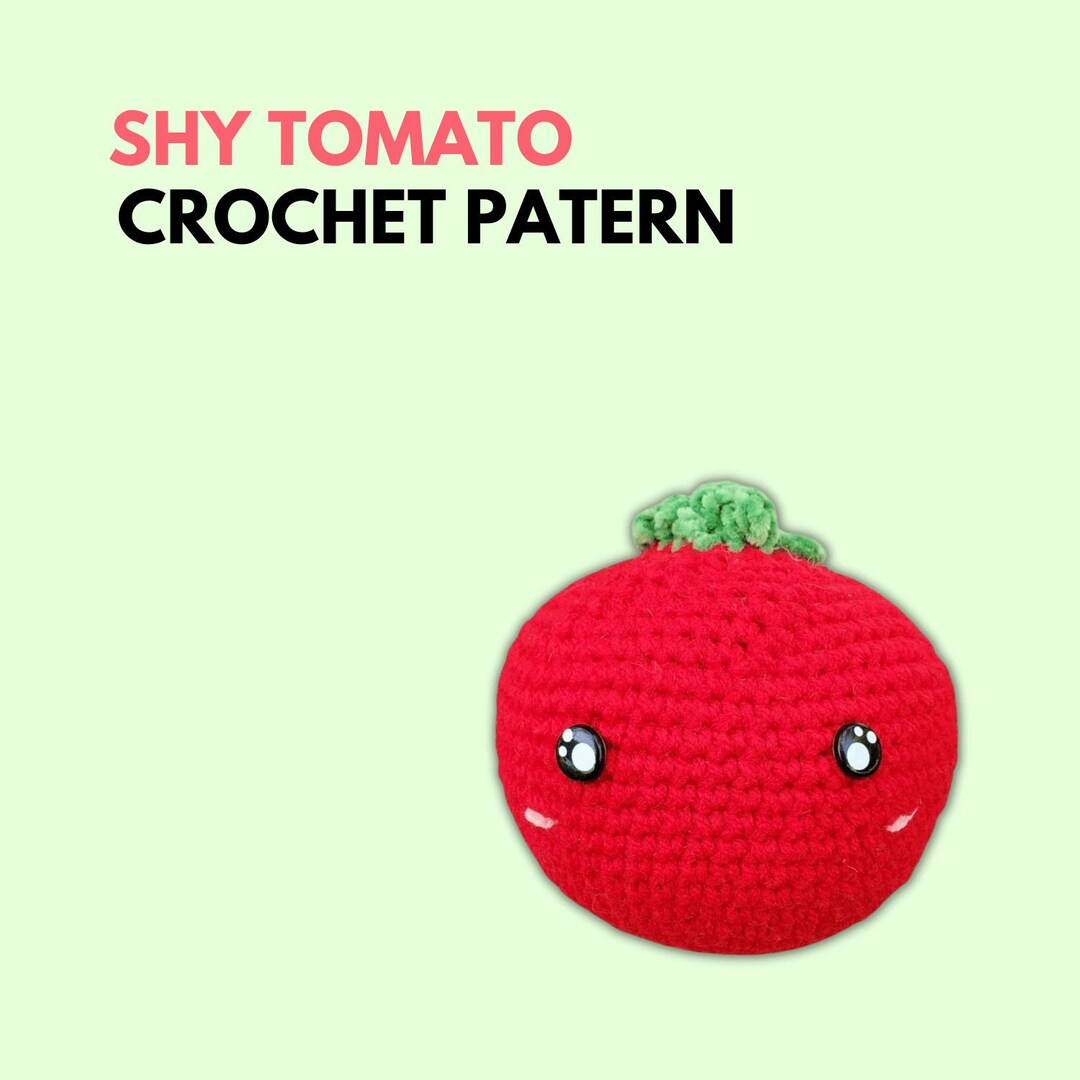 Tomato Crochet Pattern Crochet Vegetable/vegetable Amigurumi/tomato ...