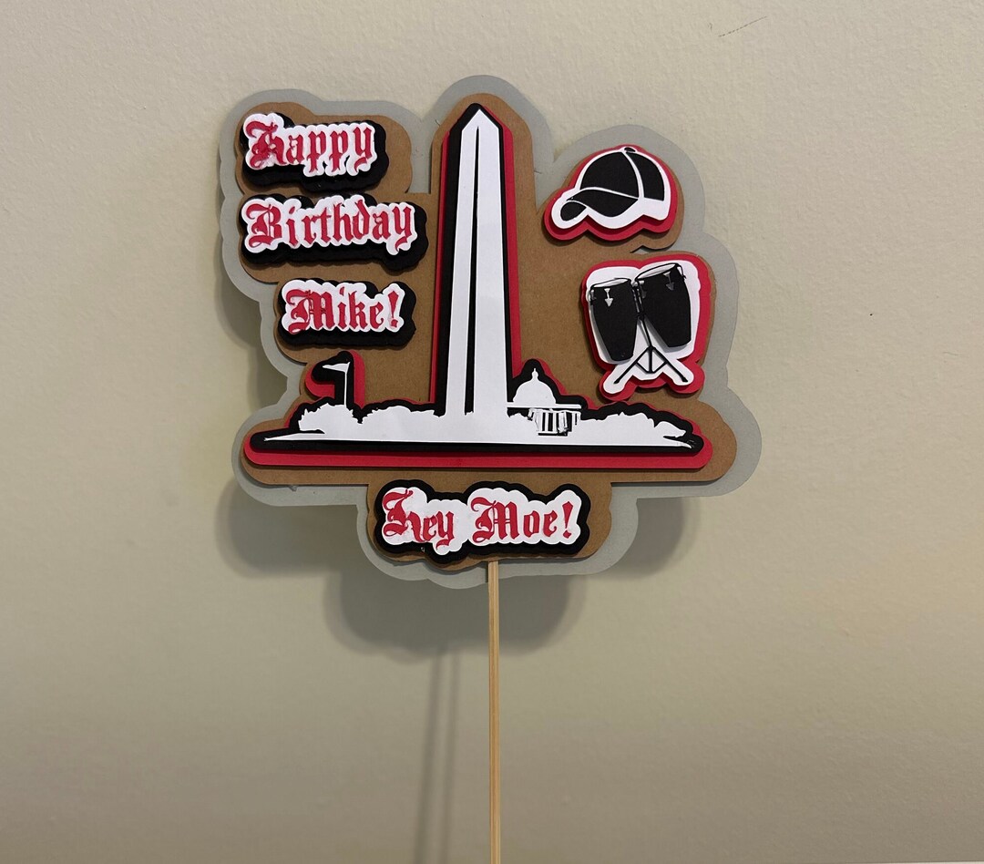 3D City Skyline Custom Cake Topper, Name Topper - Etsy