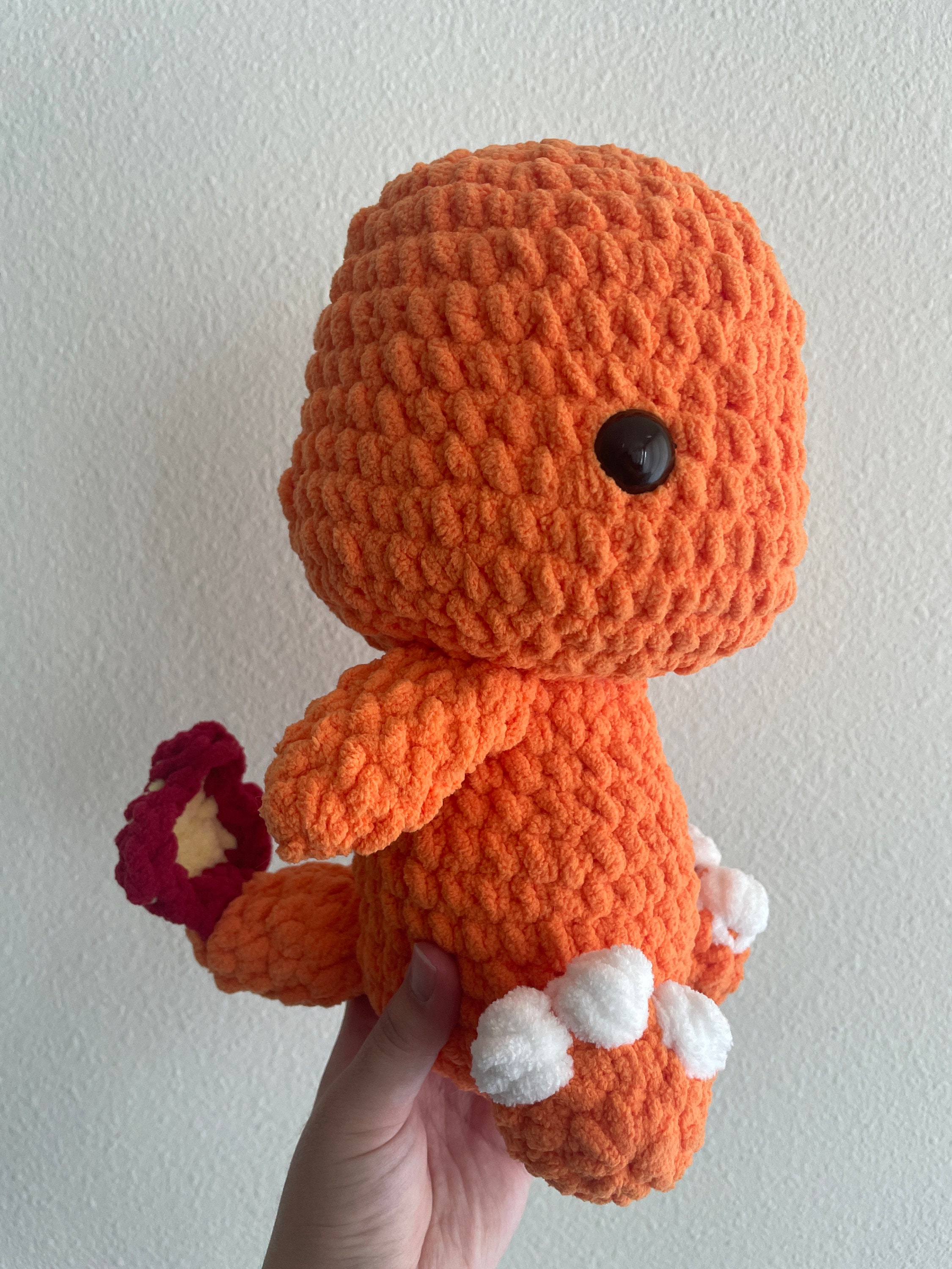 Jumbo Charmander Crochet Plushie Amigurumi - Etsy